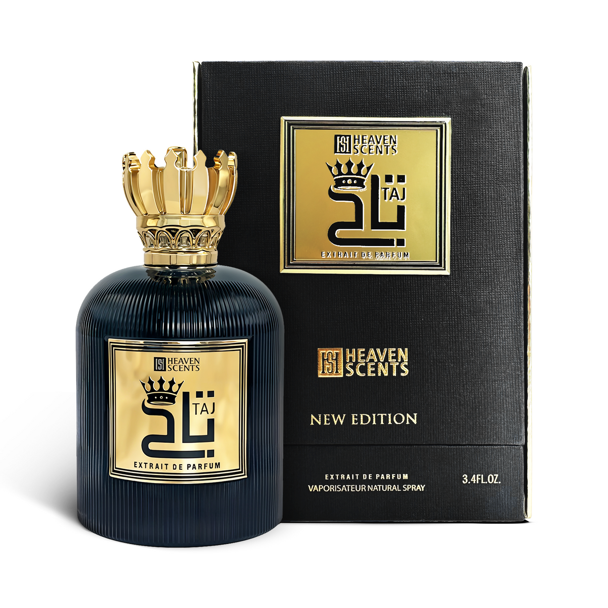 Taj Perfume for Unisex Extrait De Parfum Spray, 3.4 Ounce by Heaven Scents