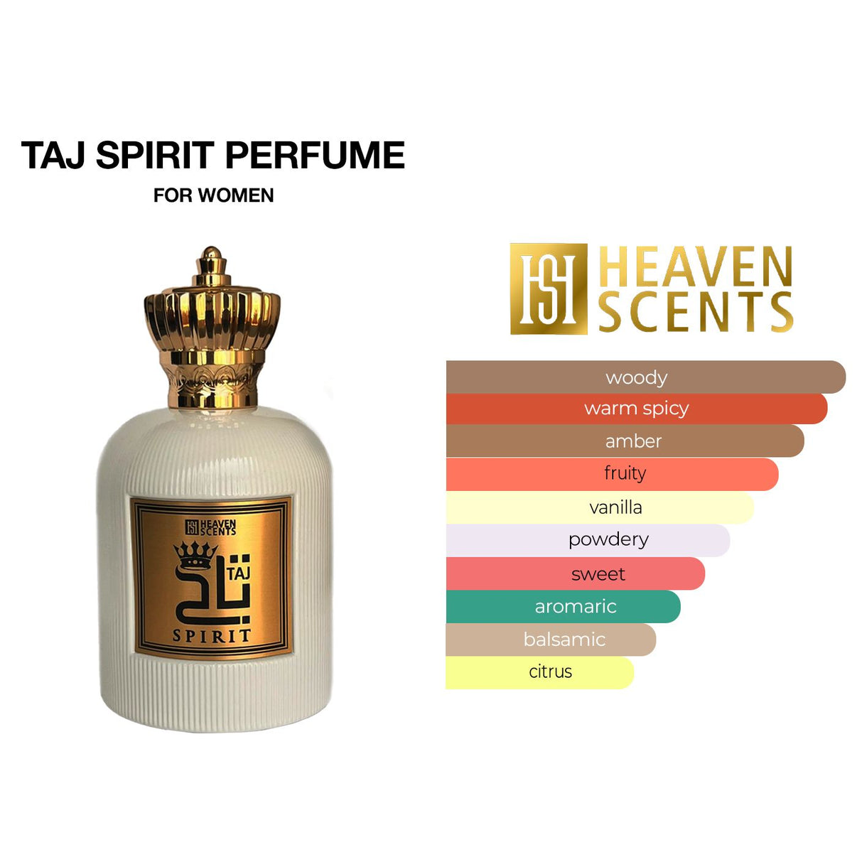 White TAJ Perfume | TAJ Perfume | Heaven Scents